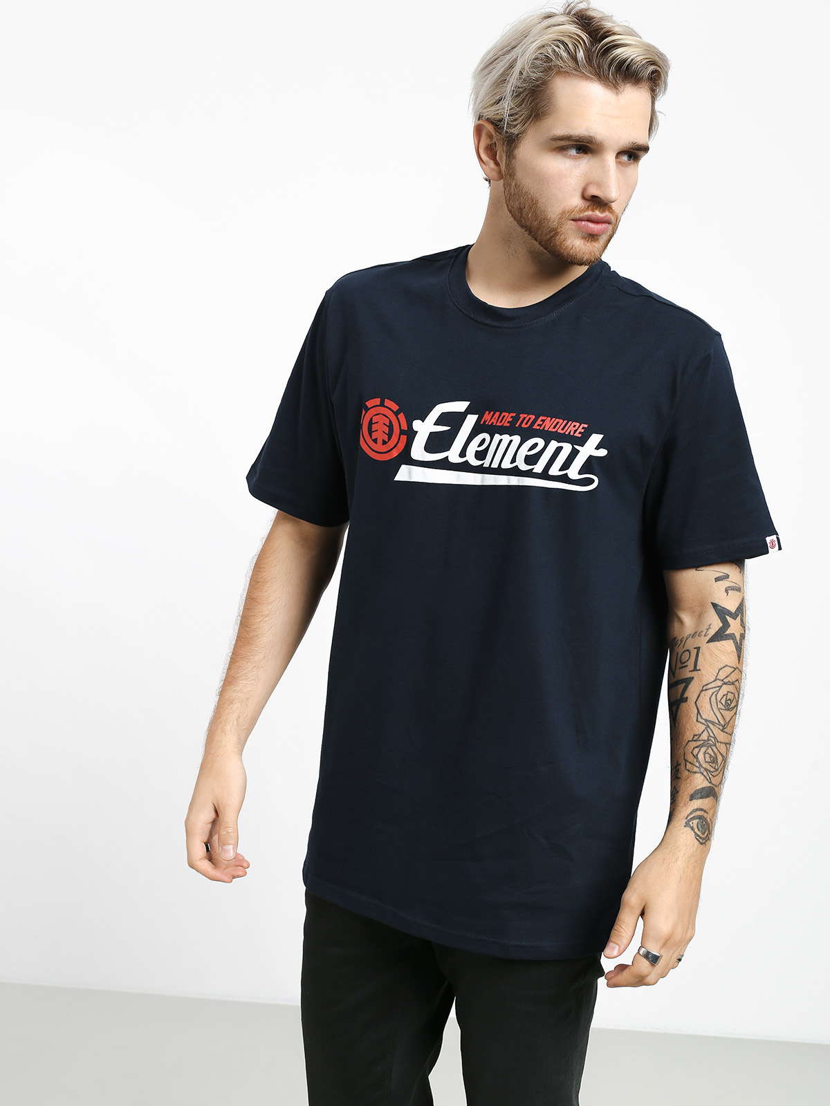 Tricou Element Signature - albastru marin (eclipse navy)