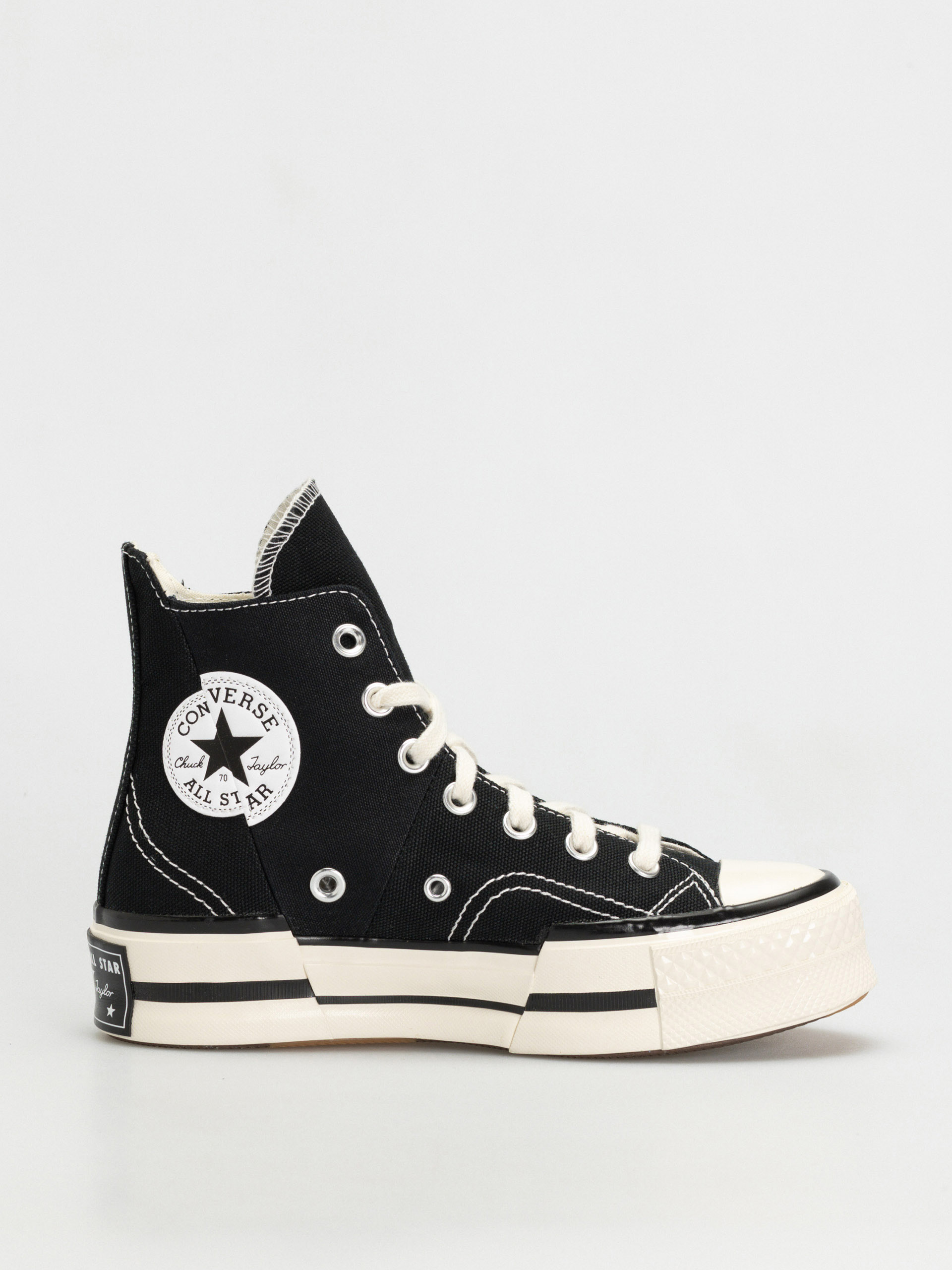 Teniși Converse Chuck 70 Plus Hi - negru (black/egret/black)