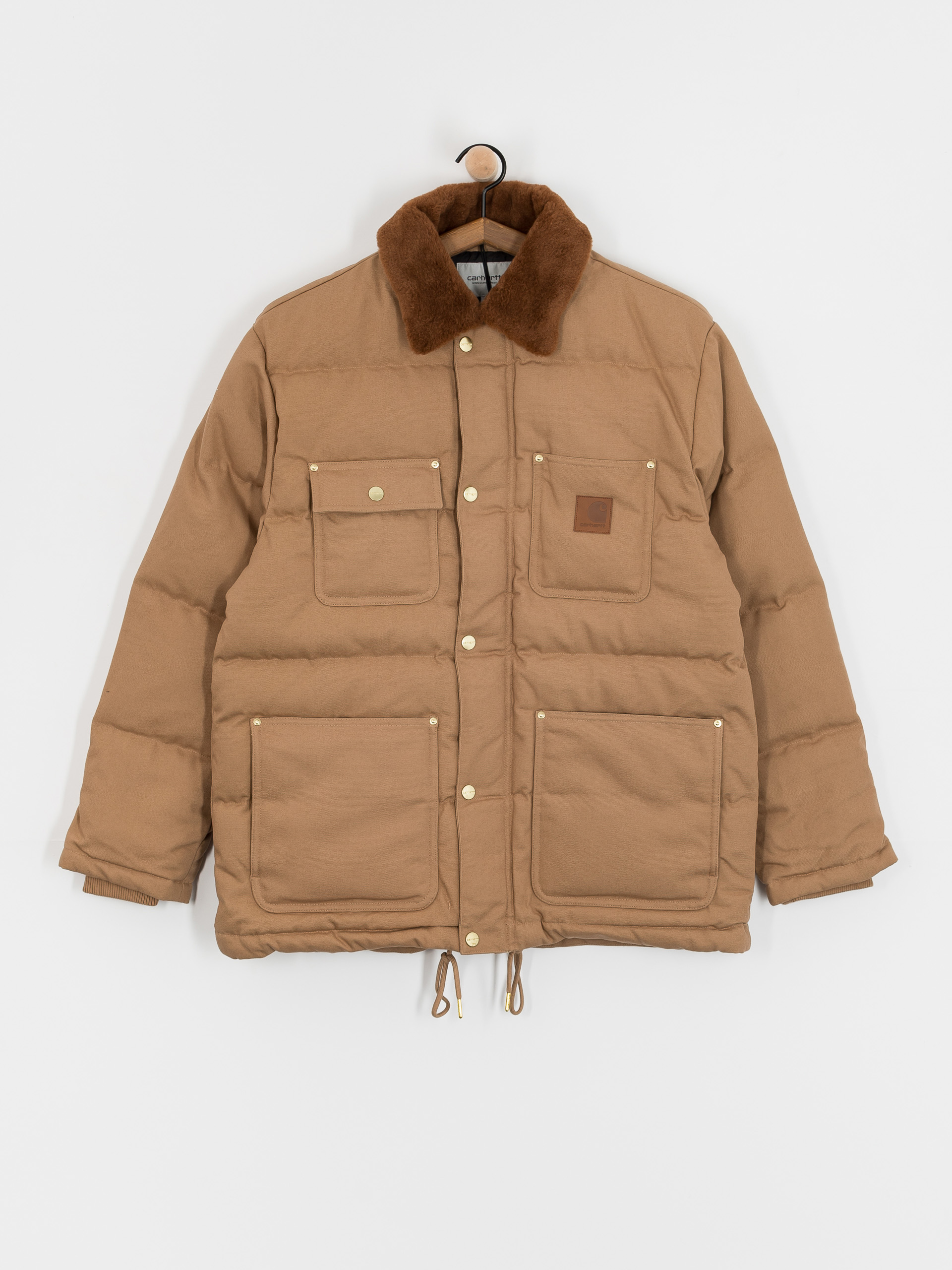 Geacă Carhartt WIP Rayley - maro (peanut)