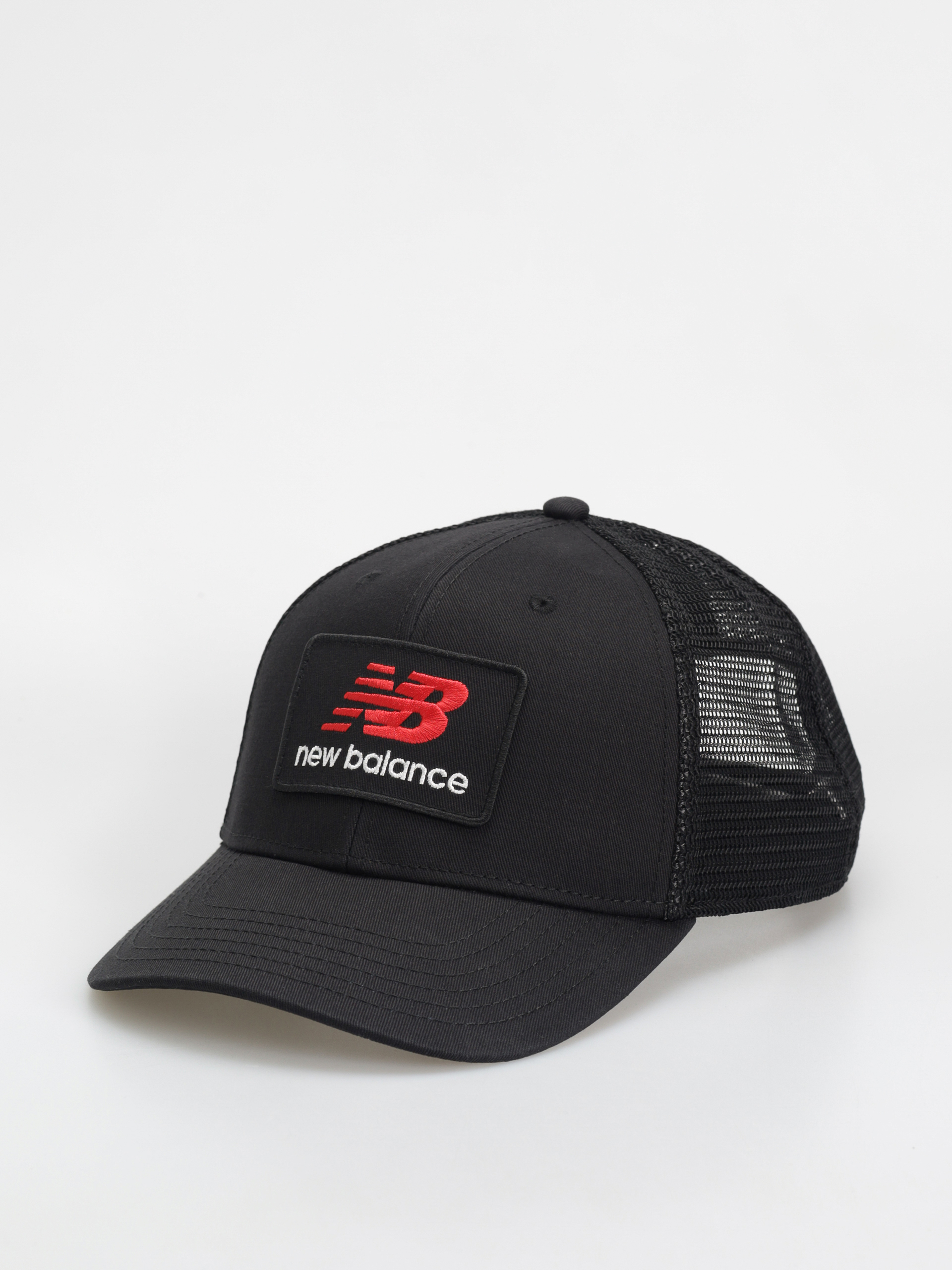 Șapcă New Balance Stacked Patch Logo - negru (black)