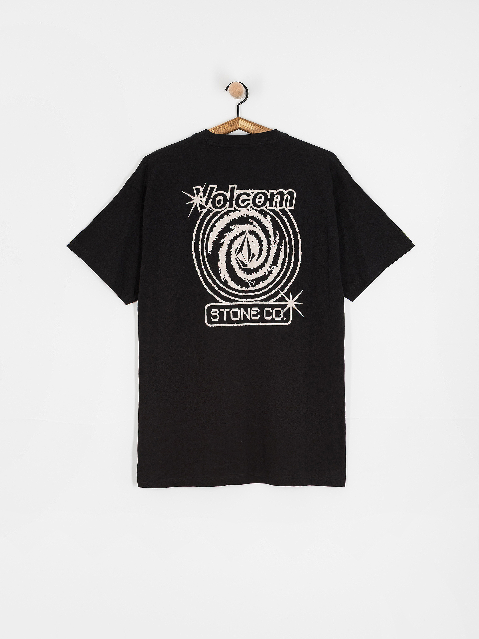 Tricou Volcom Deep Trance Lse - negru (black)