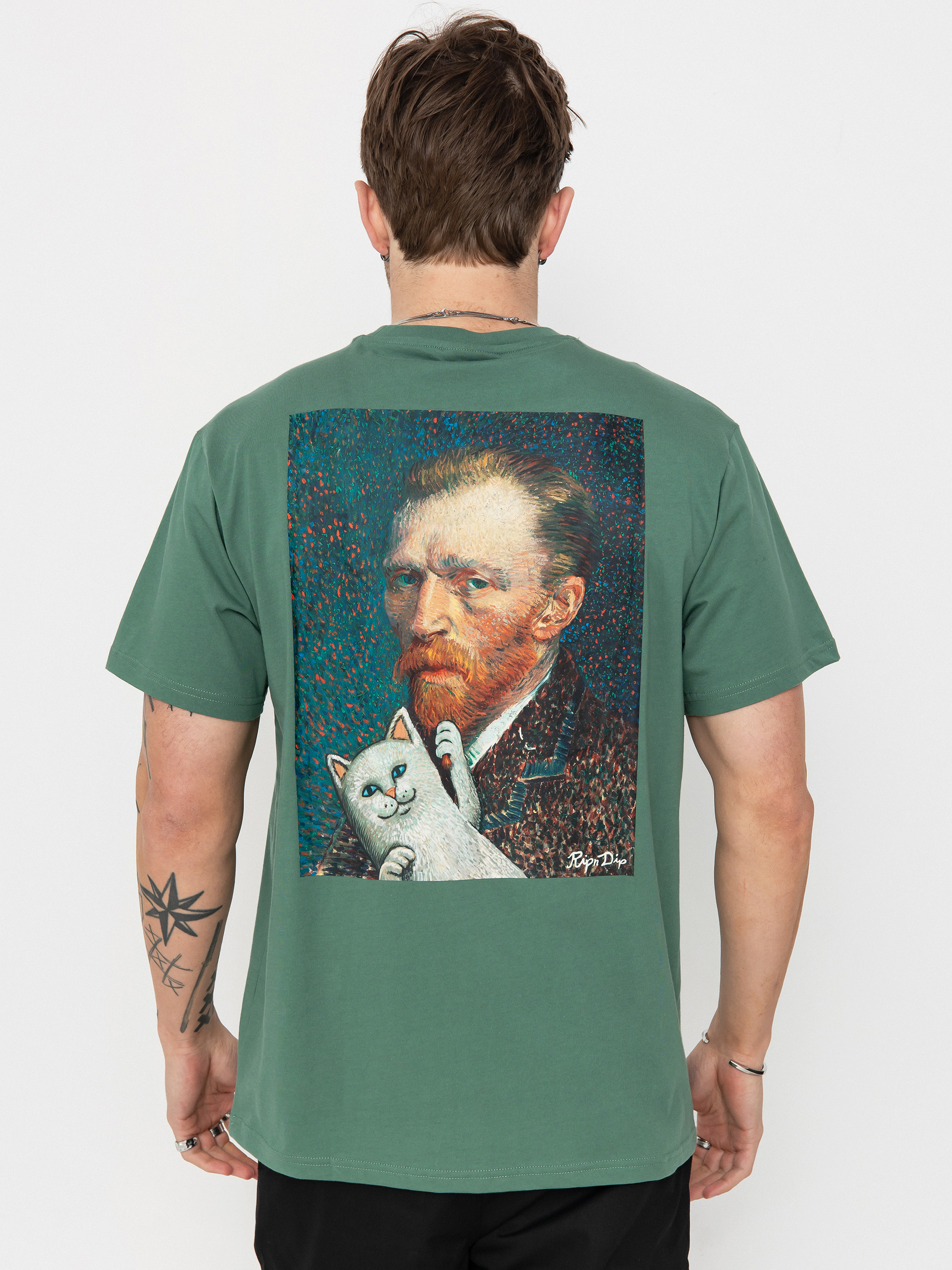 Tricou RipNDip Van Nermal - verde (olive)